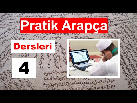 DERS 4 - PRATİK ARAPÇA DERSLERİ