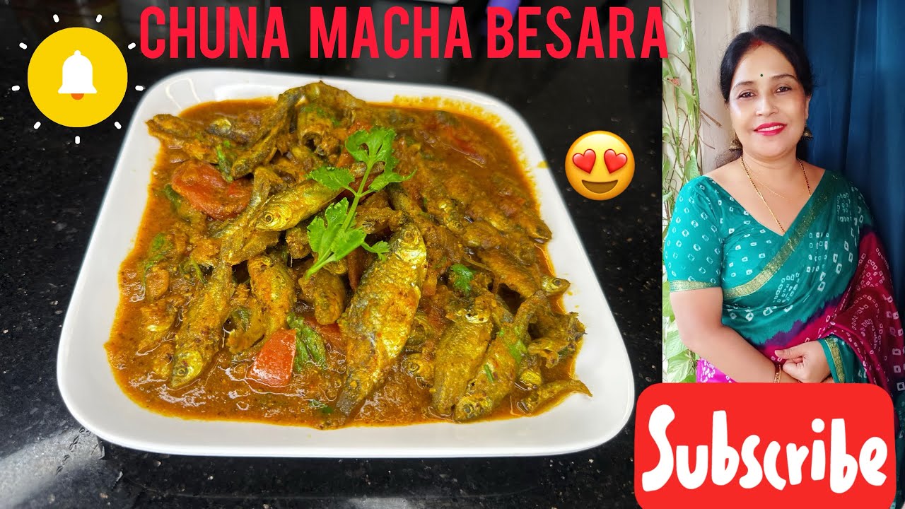 CHUNA MACHA BESARA #recipe #youtubevideos #smallfishmasala #odialove # ...