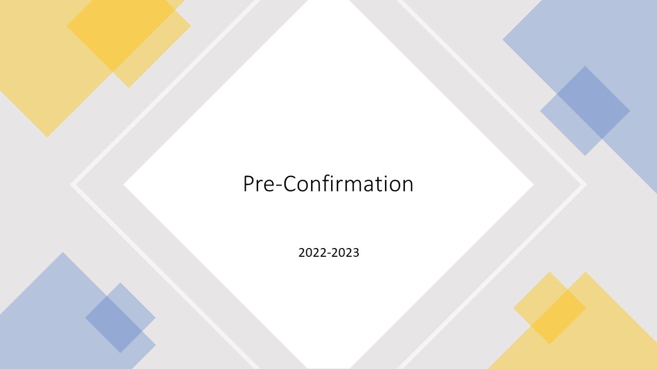 2022-10-12 Pre-Confirmation Lesson 9 - YouTube
