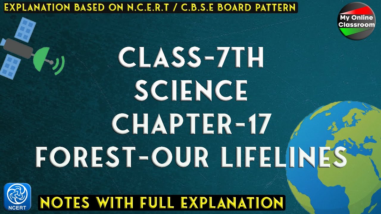 Class 7th | Science | Chapter - 17 | Forest Our Lifelines | Notes - YouTube