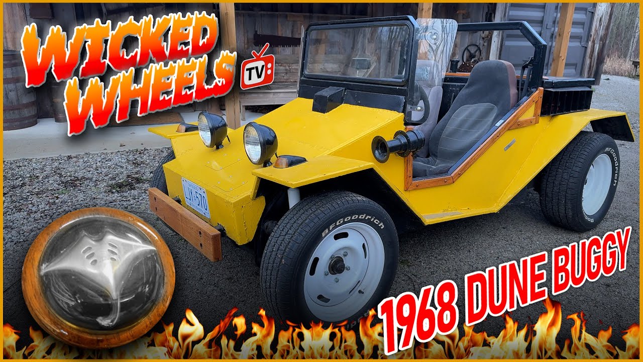 1968 Custom DIY VW Dune Buggy - Look at this crate, he says it turns ...