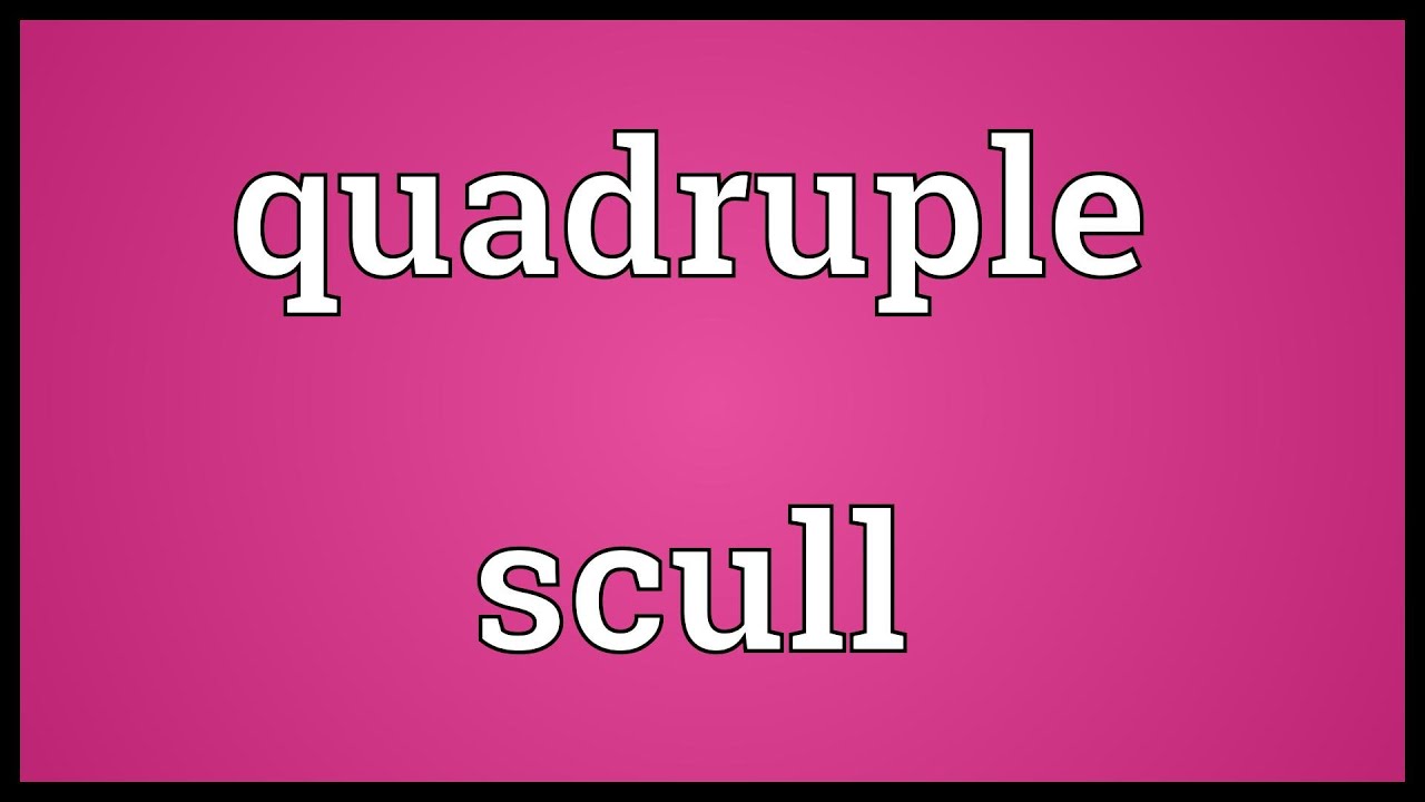 Quadruple scull Meaning - YouTube