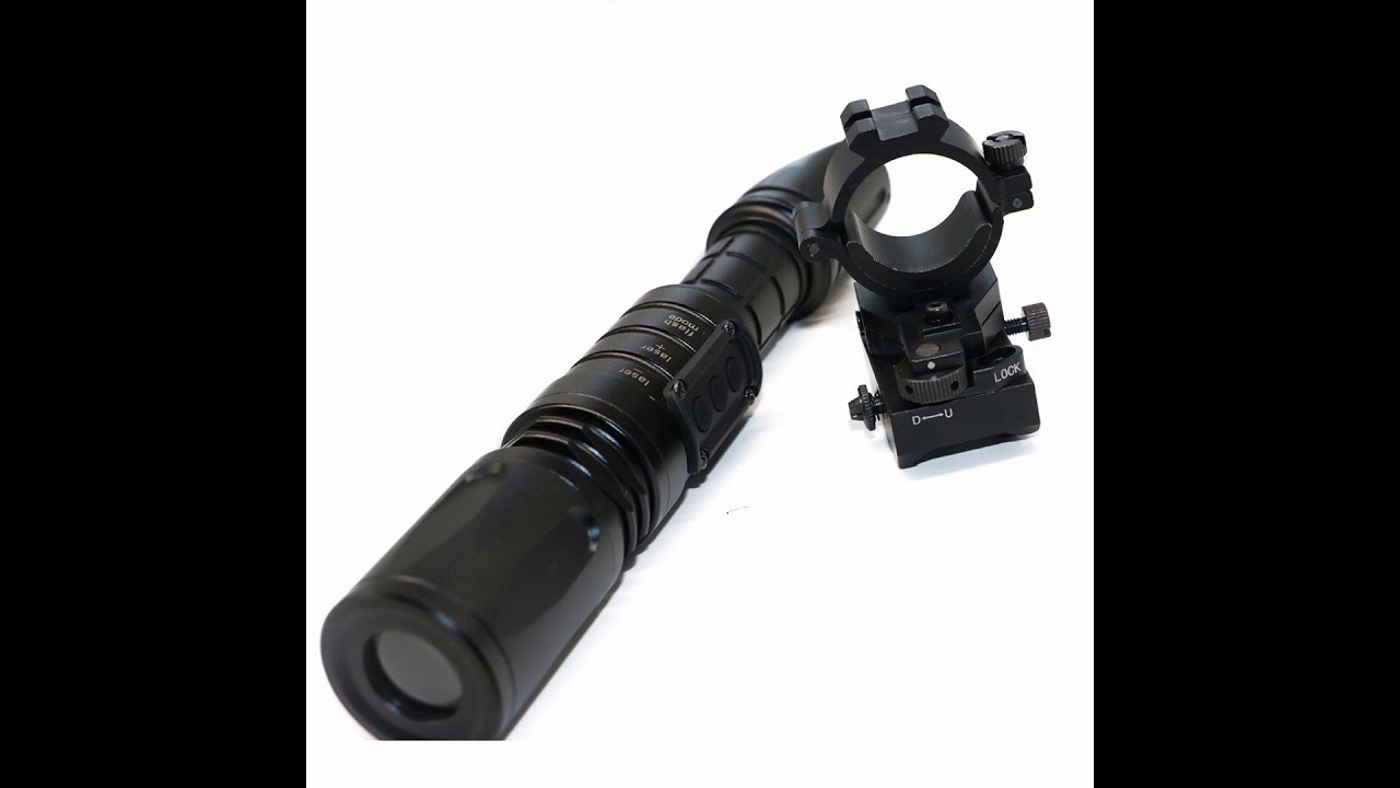 laserwin long distance hunting laser illuminator/designator/sight - YouTube