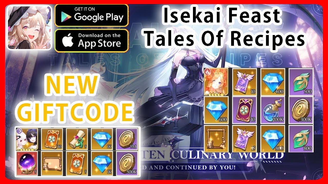 How to redeem code Isekai Feast Tales Of Recipes (Gameplay & All 7 Giftcodes) - Idle RPG Game ...