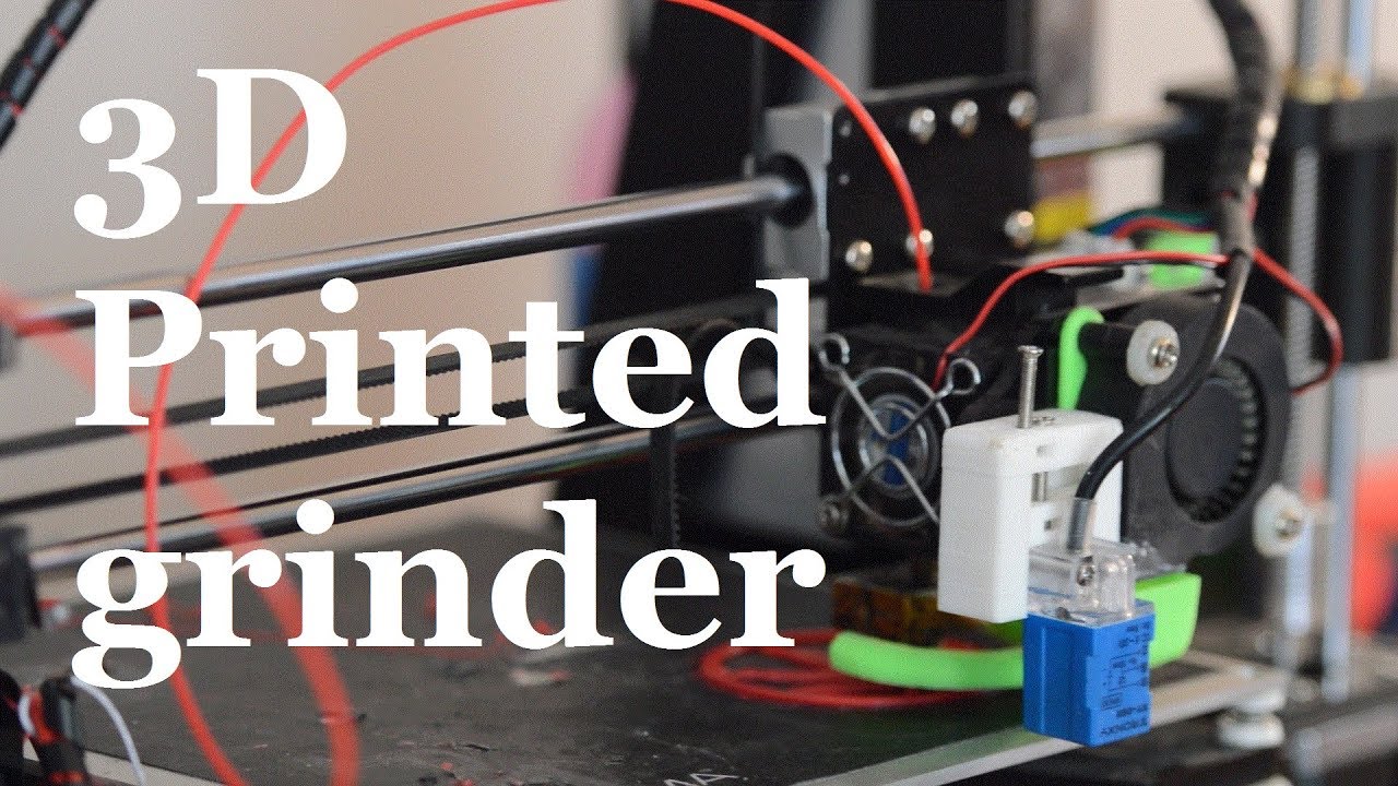 Time lapse 3D printed grinder - YouTube