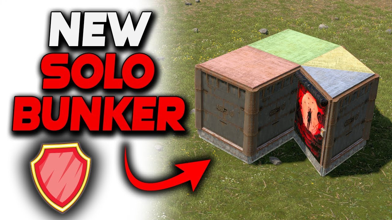 The NEW BUNKER SOLO In Rust / Rust Building Tutorial 2026 - YouTube