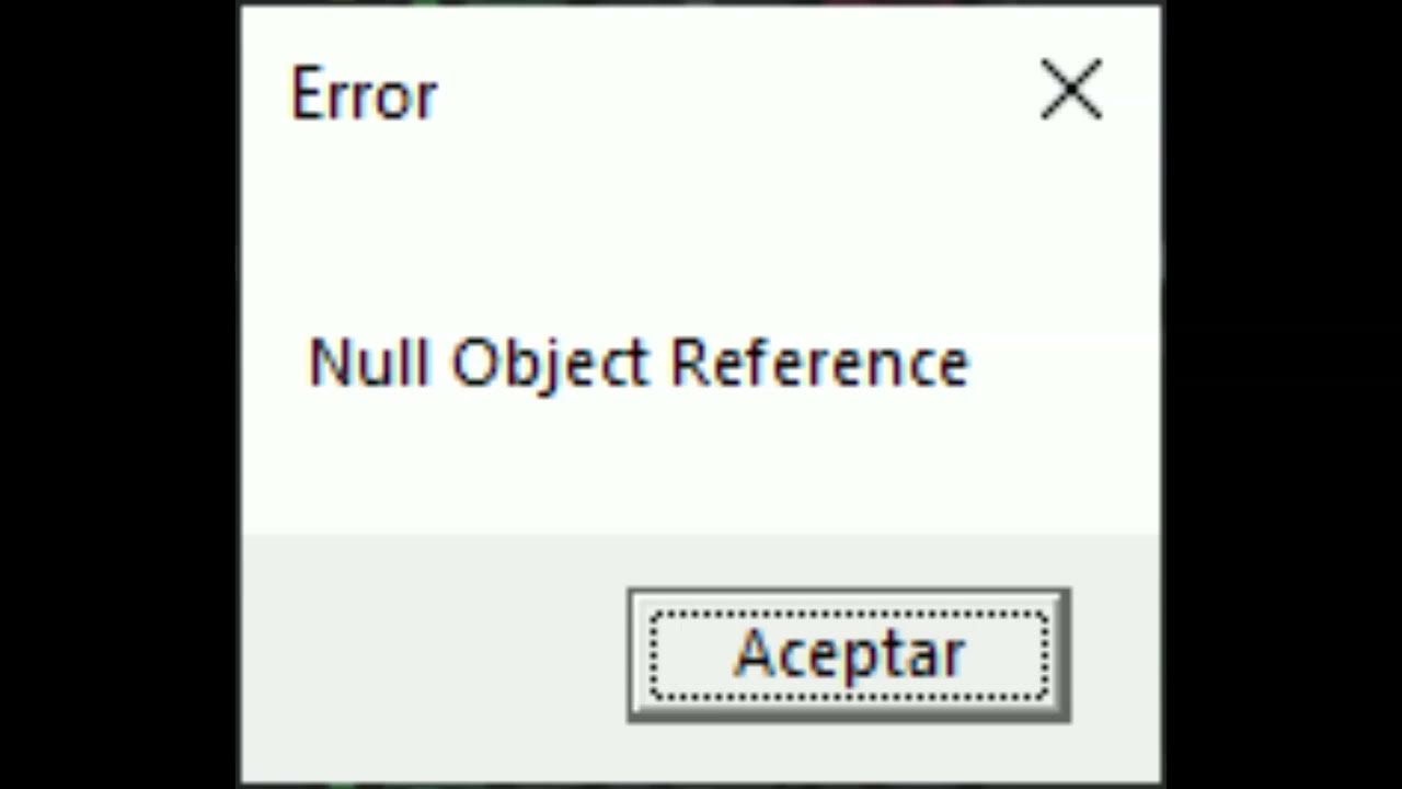 NULL OBJECT REFERENCE - ipodtouchuser412 - YouTube