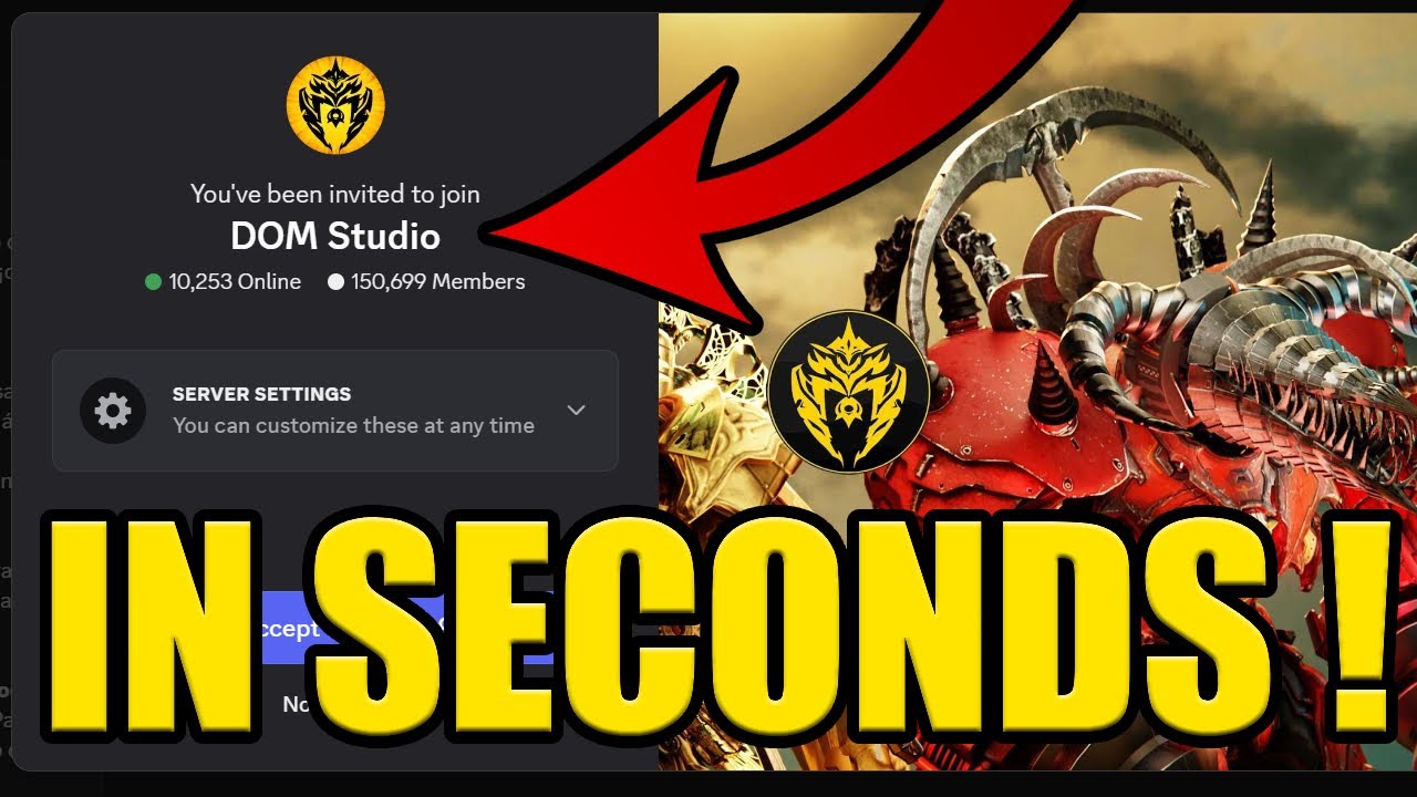 HOW to JOIN DOM STUDIO DISCORD SERVER PC & MOBILE - YouTube