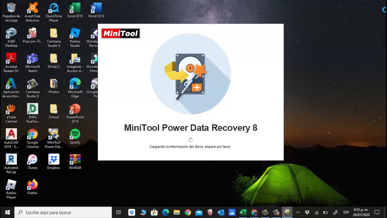 Como recuperar archivos borrados o encriptados con software gratuito MINI TOOL POWER DATA ...