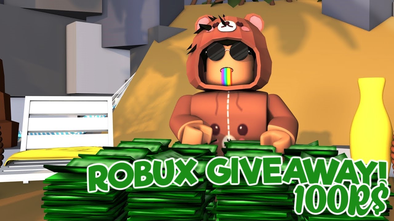 100 Robux Giveaway! (Late 6k Special) - YouTube
