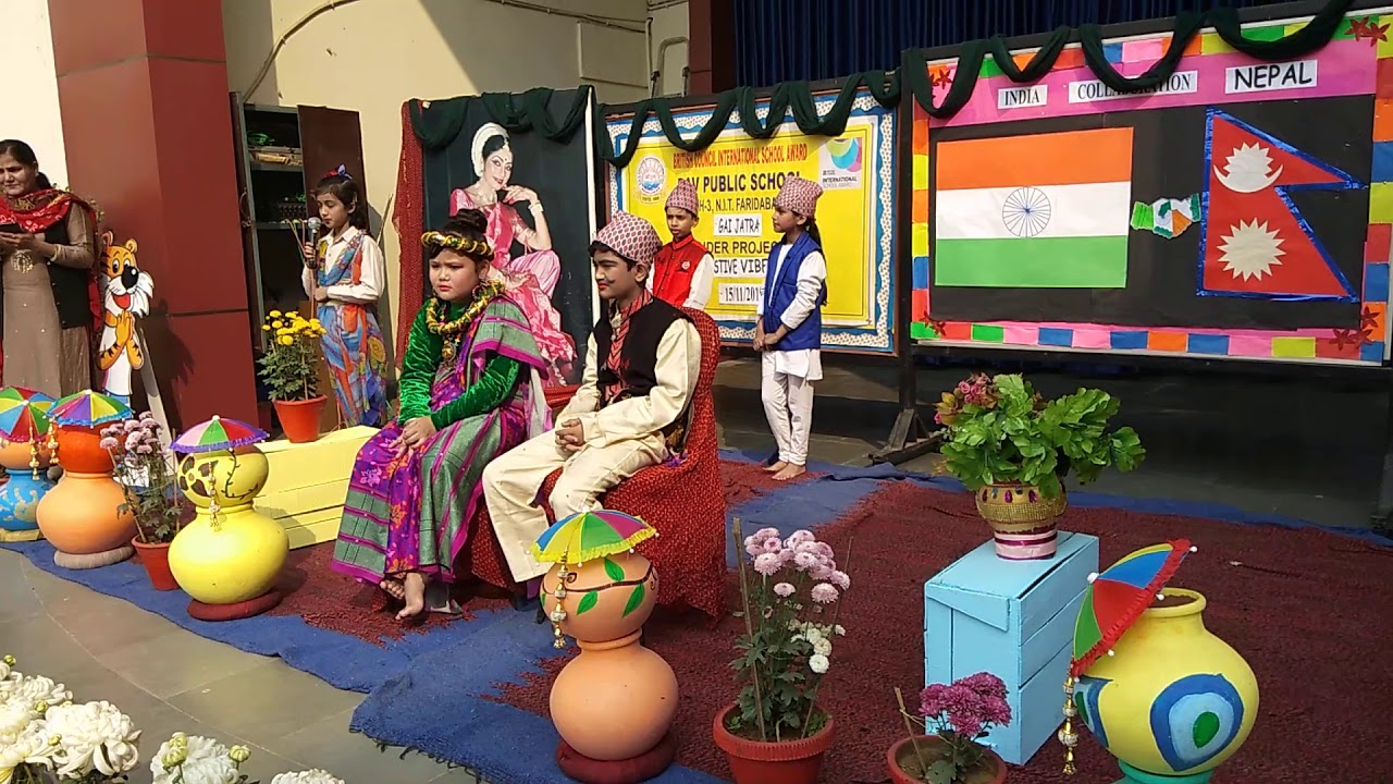 DAV Public School NH-3 , NIT Faridabad Celebrated GAI JATRA Activity ...