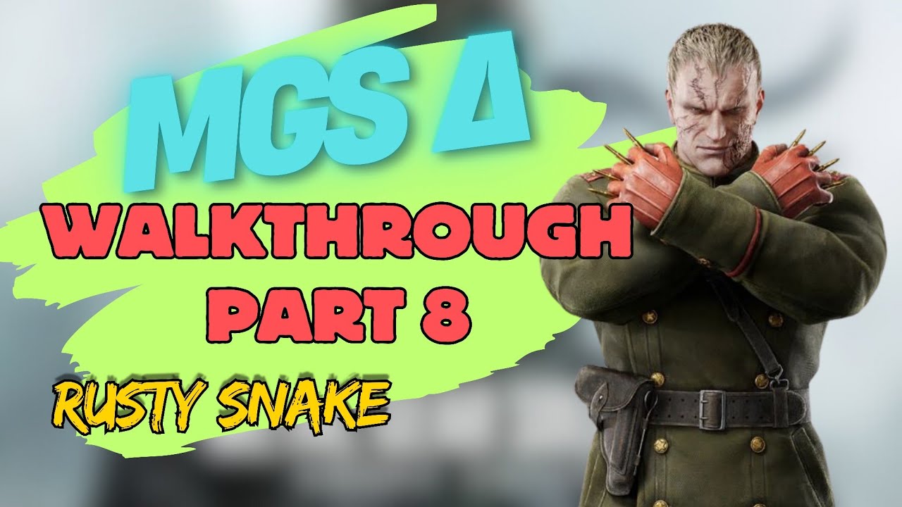 MGS3 Delta Walkthrough Part 8 | Showdown with Volgin (4K No Commentary ...