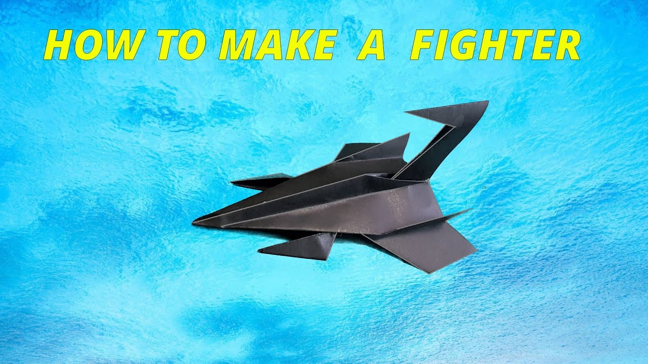 Space Fighter | Easy Origami | 우주선 종이접기 | - YouTube