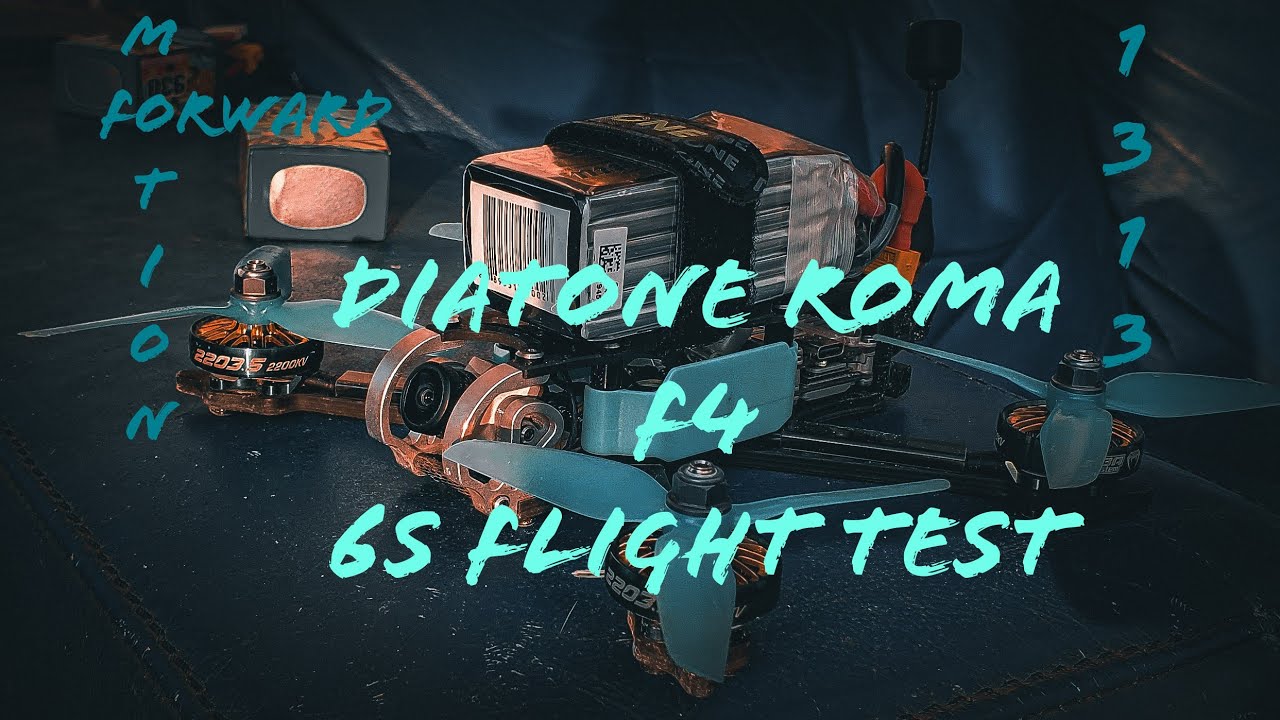 first test with the diatone Roma f4 on a 6s - YouTube