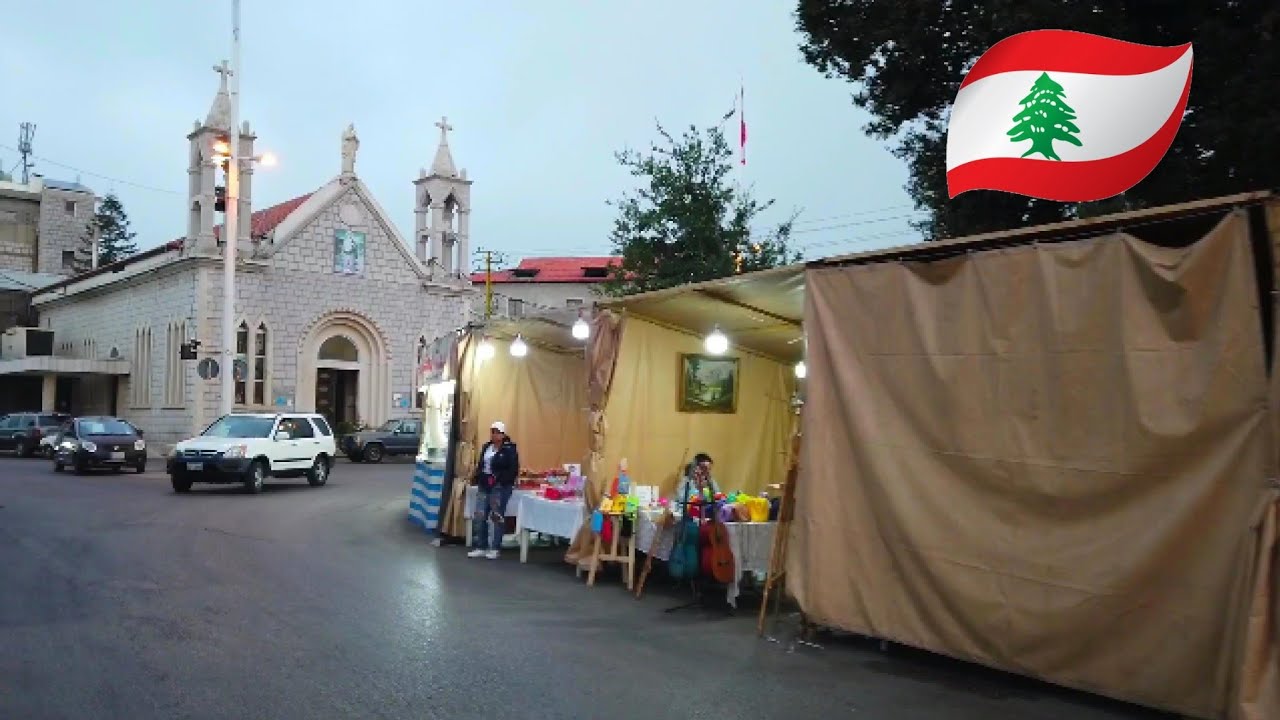 Preparing for Saint Takla festival 2024 Mrouj Lebanon - احتفالات عيد ...