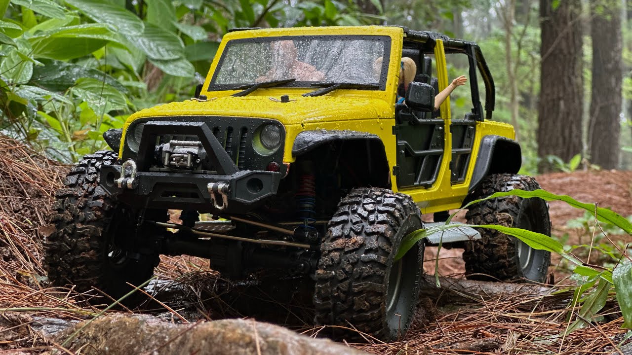 4x4 Extreme Offroad Jeep Rubicon RC Scale 1/10 RGT EX 86100 V2 - YouTube