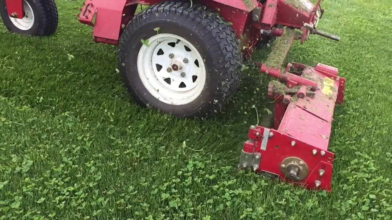 Selective Mechanical Weed Control in Turfgrass - YouTube