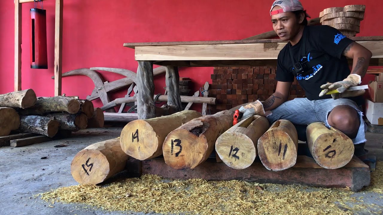 CARA MEMBUAT KERAJINAN ‼️ KENTONGAN KAYU NANGKA MENURUT TUKANG KAYU ...