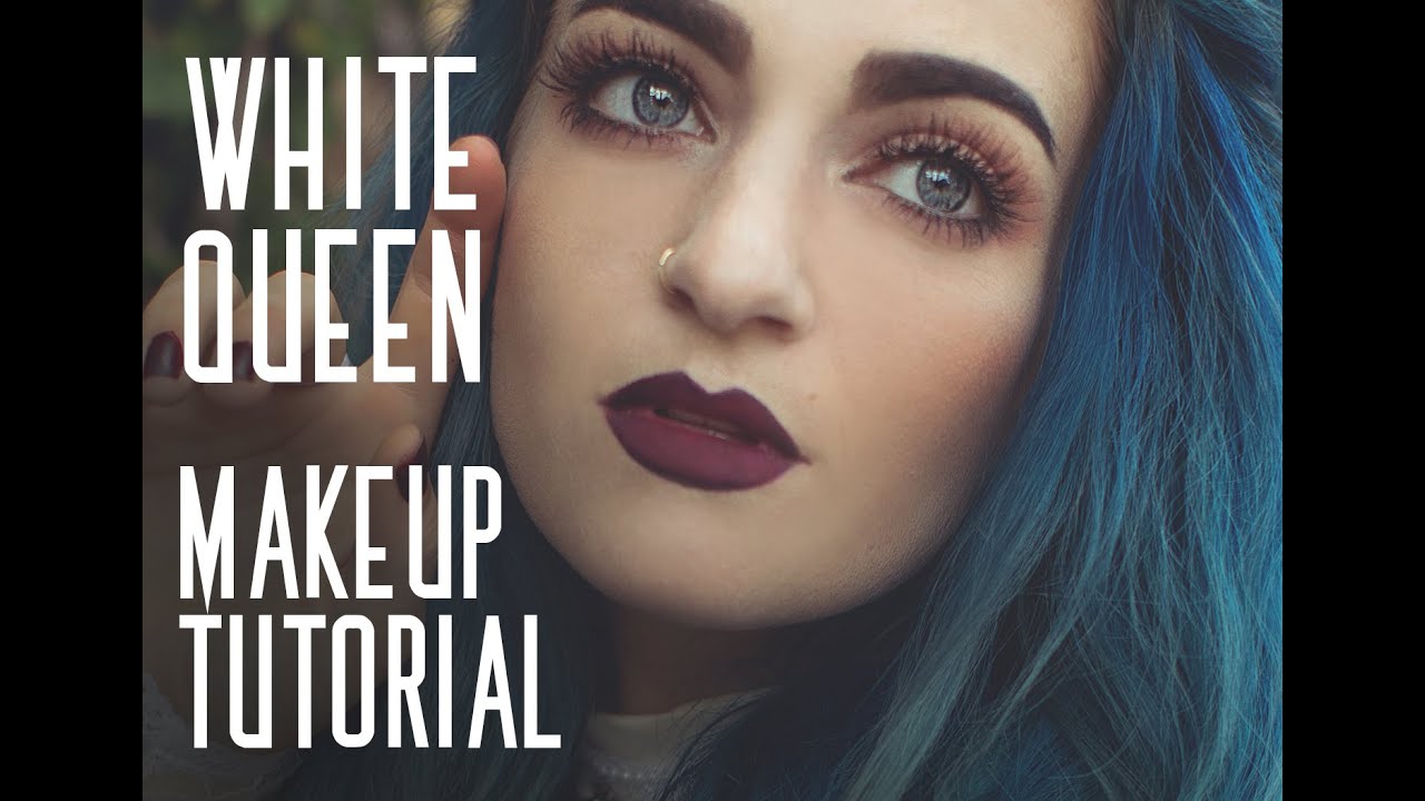 White Queen Makeup Tutorial - YouTube