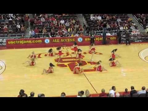 Halftime routine performed by the Trojan Dance Force, USC Dance Team ...