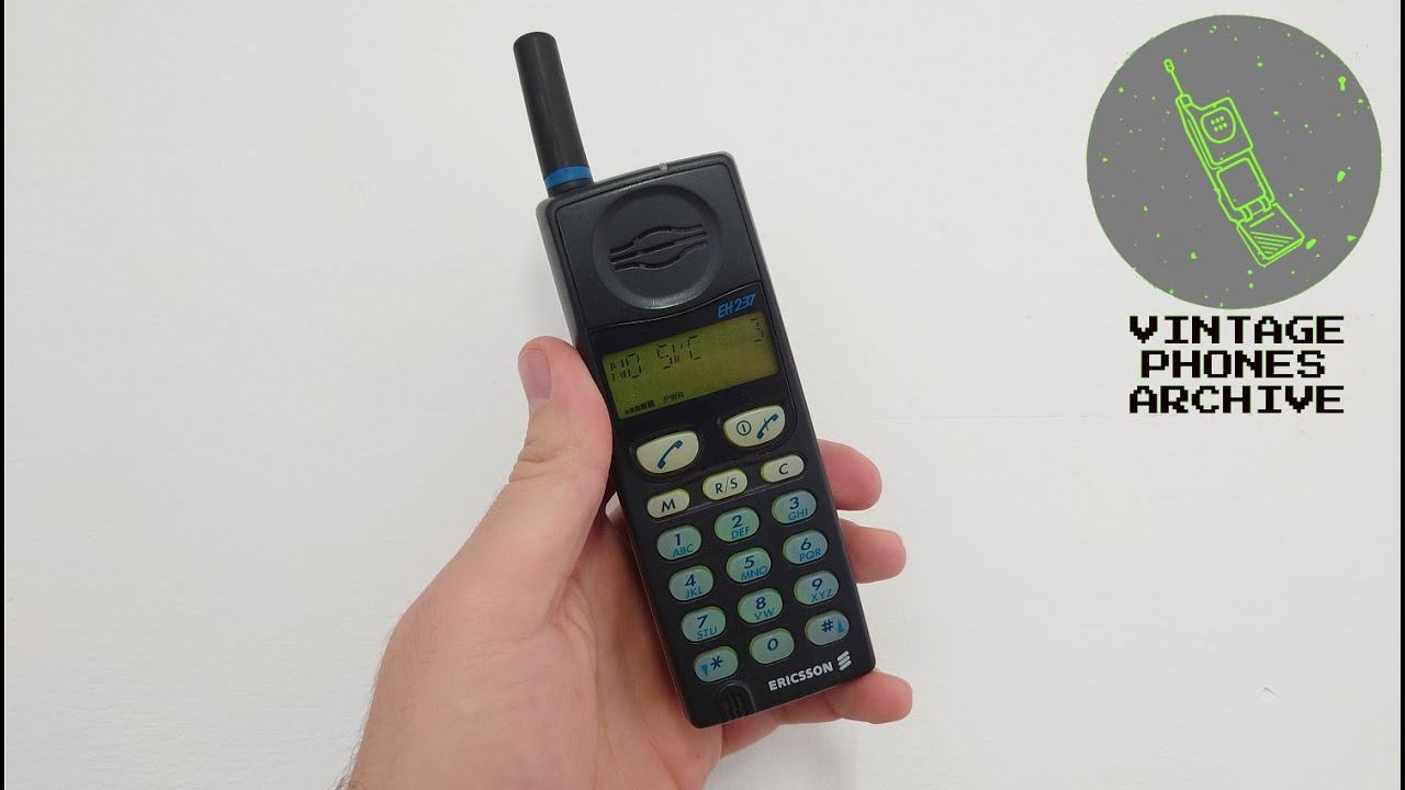Ericsson EH237 ETAC - Analogue Mobile phone menu browse, ringtones ...