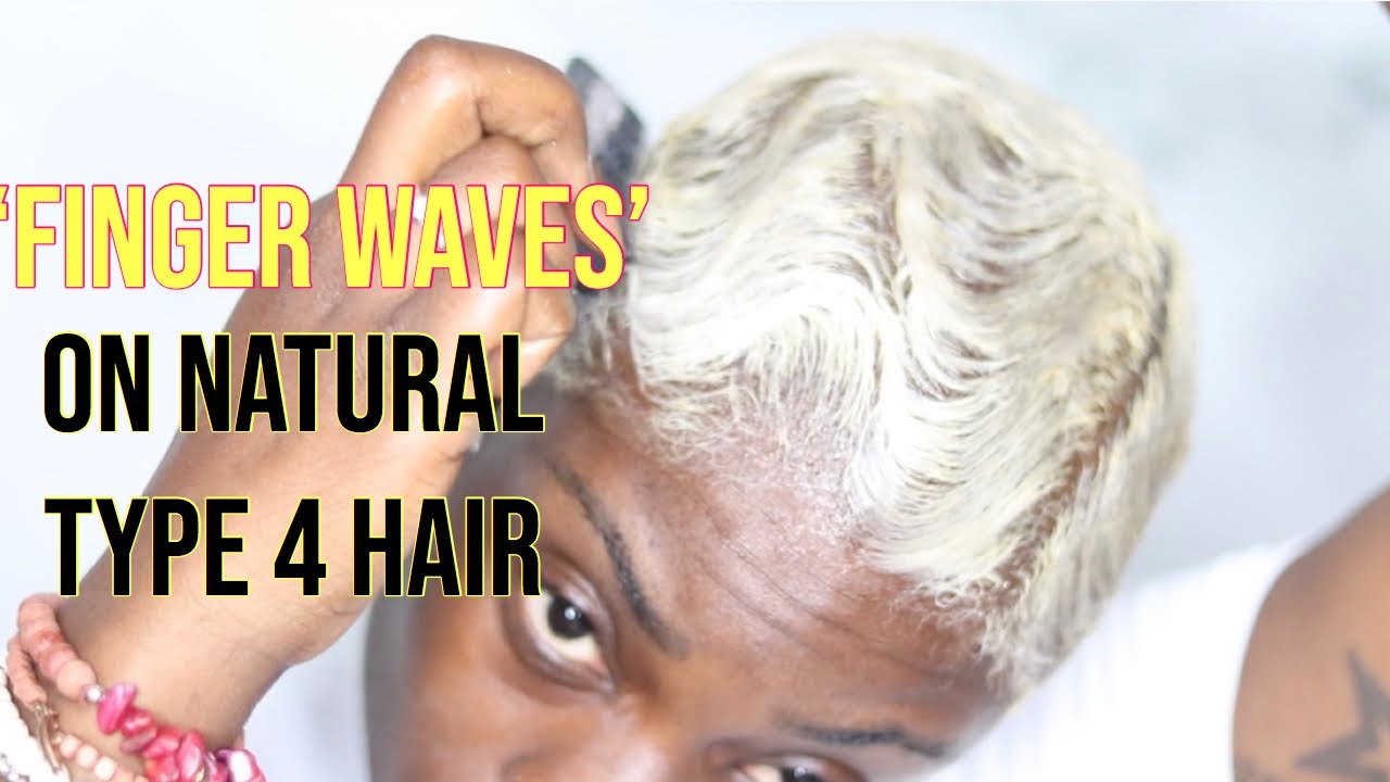 Create Fingerwaves on Natural Type 4 Hair (TWA)| Feat. Style Factor ...