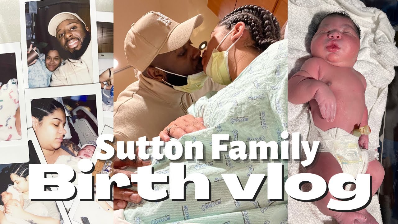 LABOR & DELIVERY BIRTH VLOG | OUR POSITIVE BIRTH EXPERIENCE - YouTube