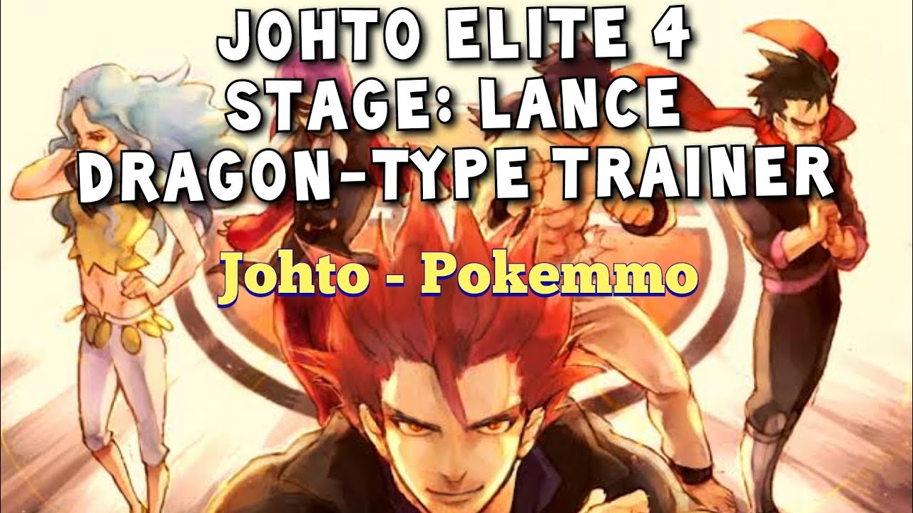 POKEMMO Johto Elite 4 Lance Simple Line Up Game Play Pokemmo Elite 4 ...