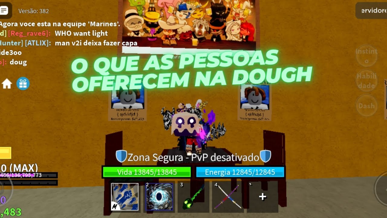 O que as pessoas oferecem na dough #bloxfruits - YouTube
