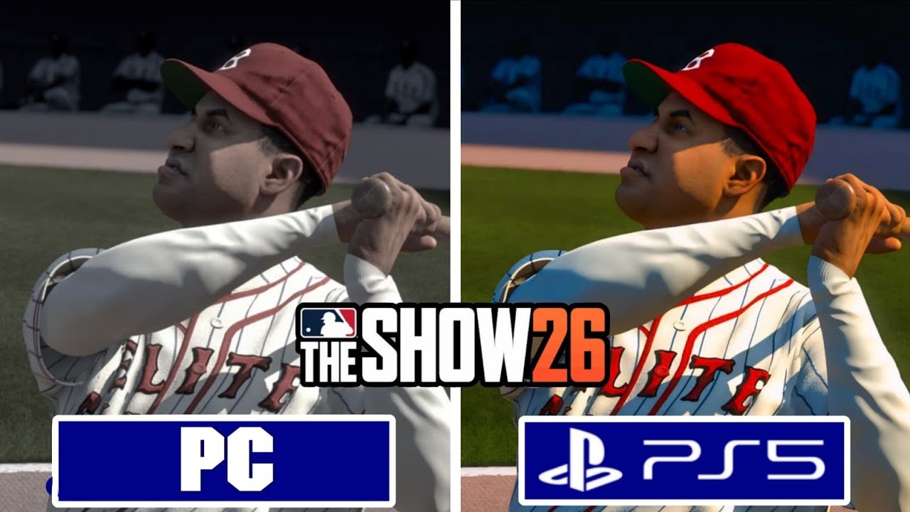 MLB The Show 26 PS5 vs PC Graphics Comparison - YouTube