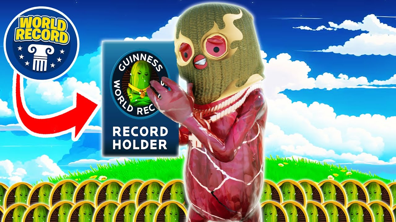 I GOT THE *WORLD RECORD* FOR THE MOST DILL BITS IN FORTNITE... - YouTube