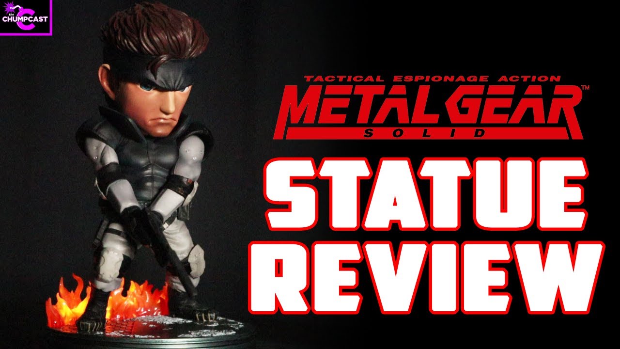 MGS Solid Snake EXCLUSIVE PVC Statue | UNBOXING & REVIEW | First 4 ...