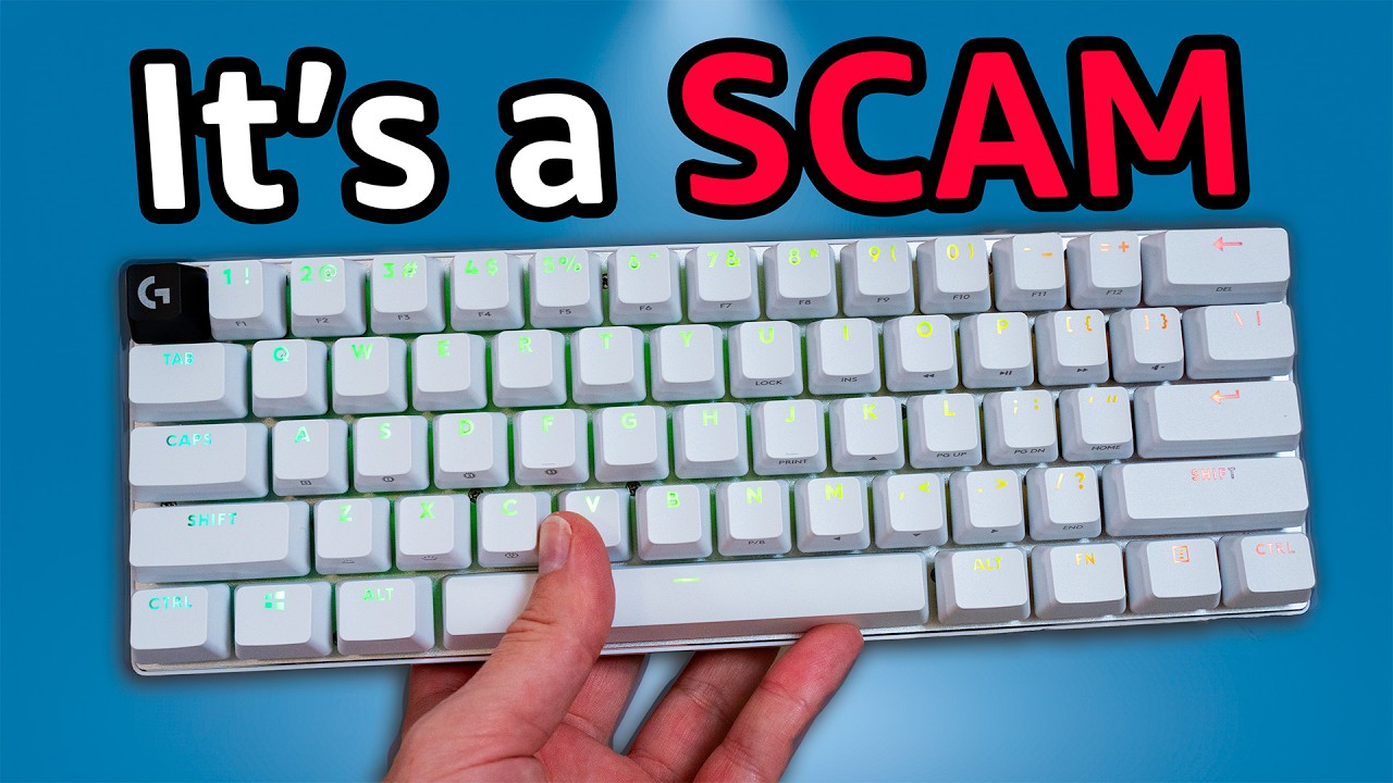 I Tried The New Logitech Keyboard... (So You Don't Have To.) - YouTube