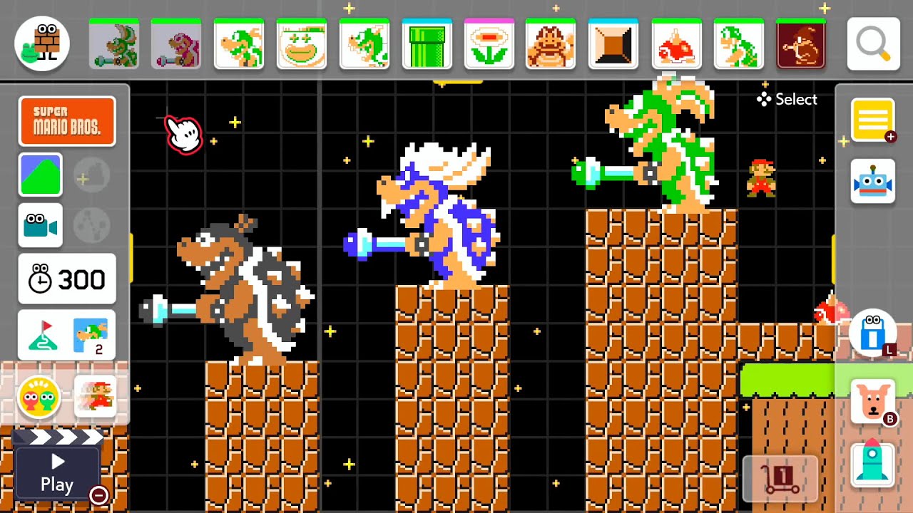 Super Mario Maker 2 - Course Maker All Bosses Experiment! (Super Mario ...