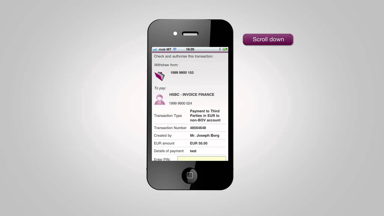 BOV Mobile transaction authorisation.mov - YouTube