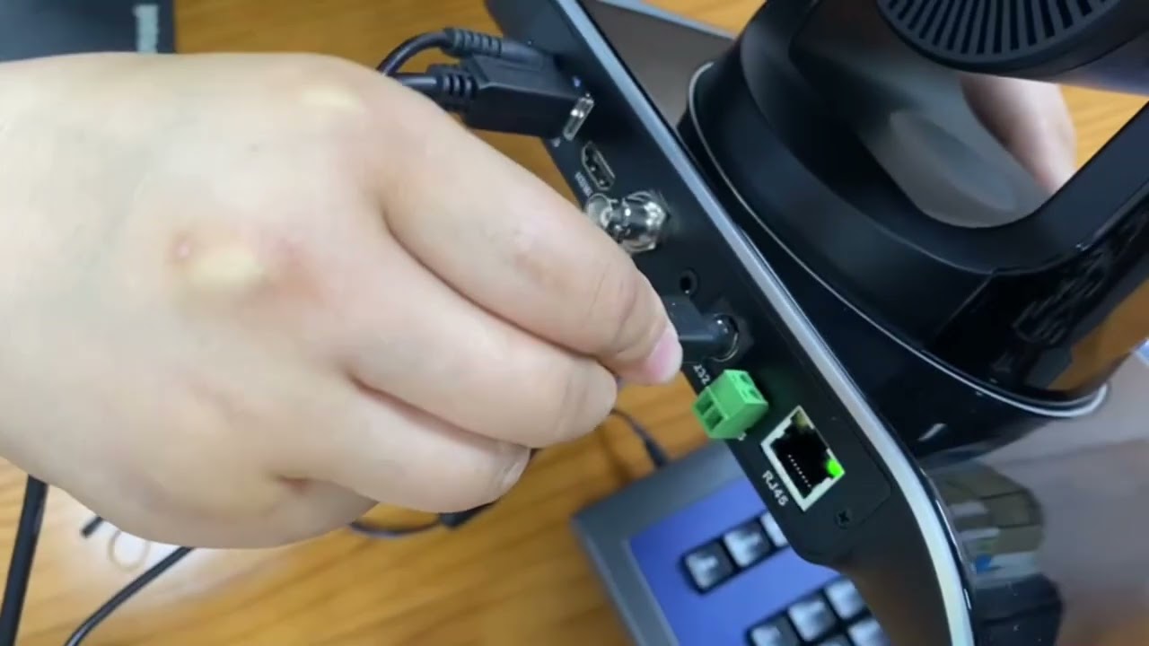 #tenveo ptz conference camera#How to control the ptz camera by RS232 ...