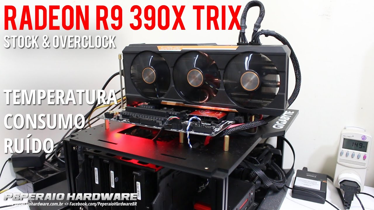 Sapphire R9 390x Tri-X: Temperatura, consumo, ruído e 3DMark - Stock e ...