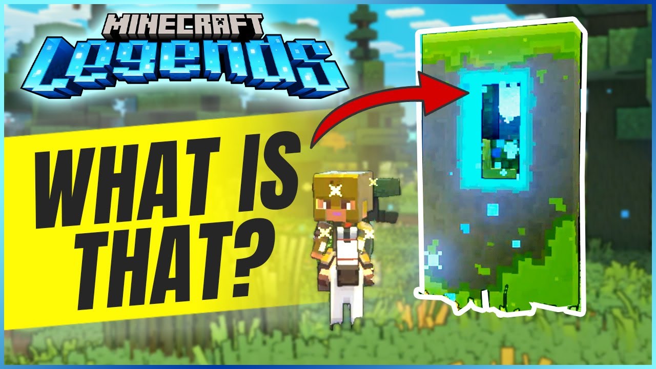Minecraft Legends: What is the Glowing Blue Portal-like Structure on ...