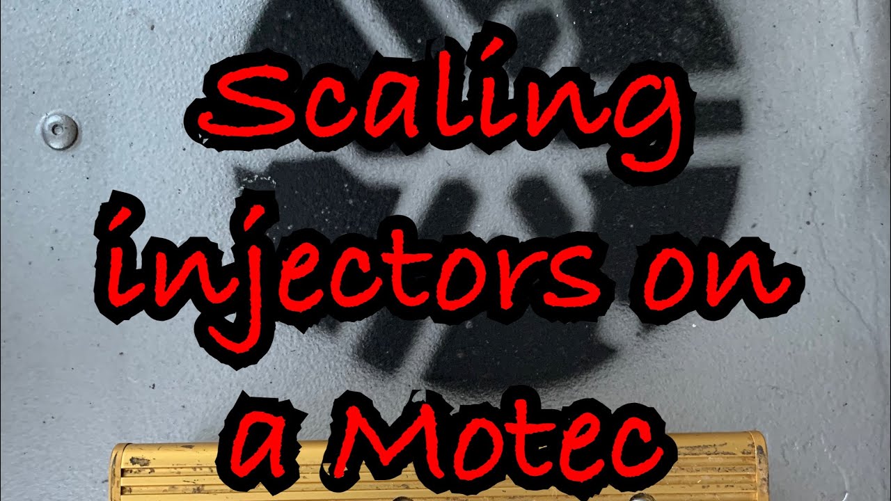 Scaling larger injectors in Motec - YouTube