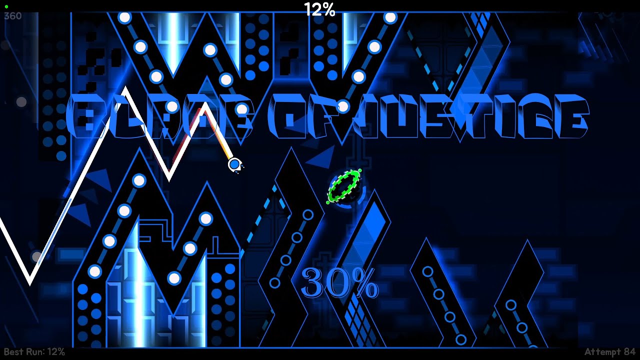 Blade Of Justice // 30% Progress // Geometry Dash - YouTube
