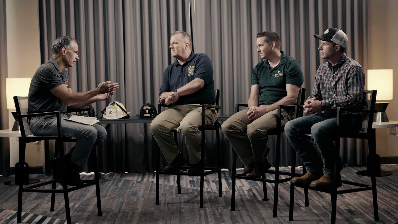 Marc Bashoor speaks to firefighter roundtable "Helmets, Lights, and ...