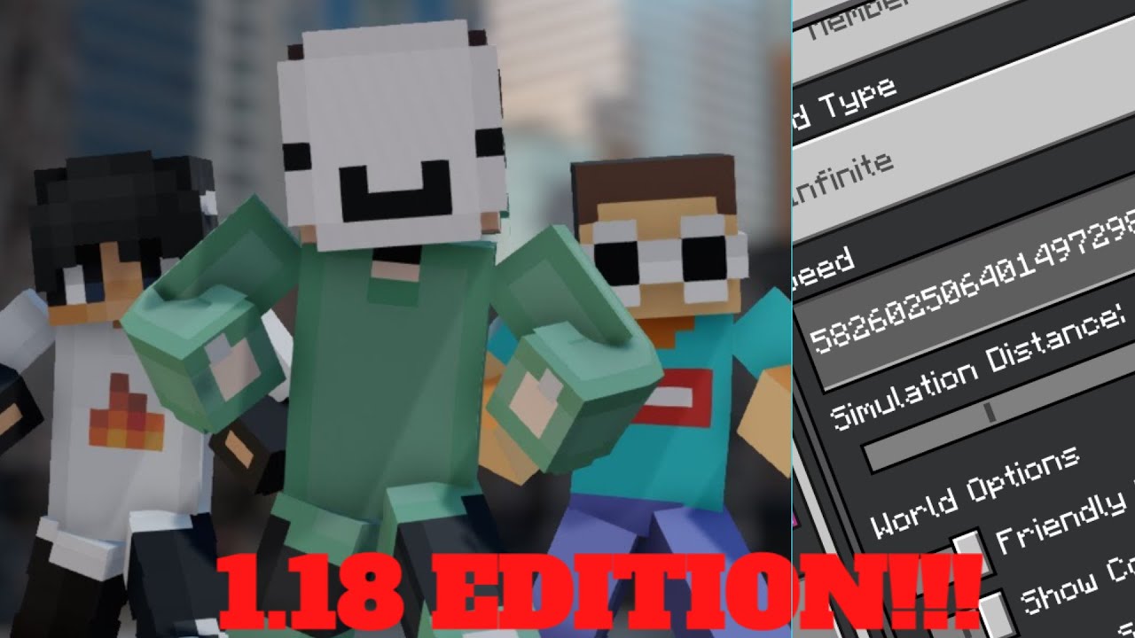 How the Dream SMP seed looks for Minecraft Bedrock 1.18 EDITION! - YouTube