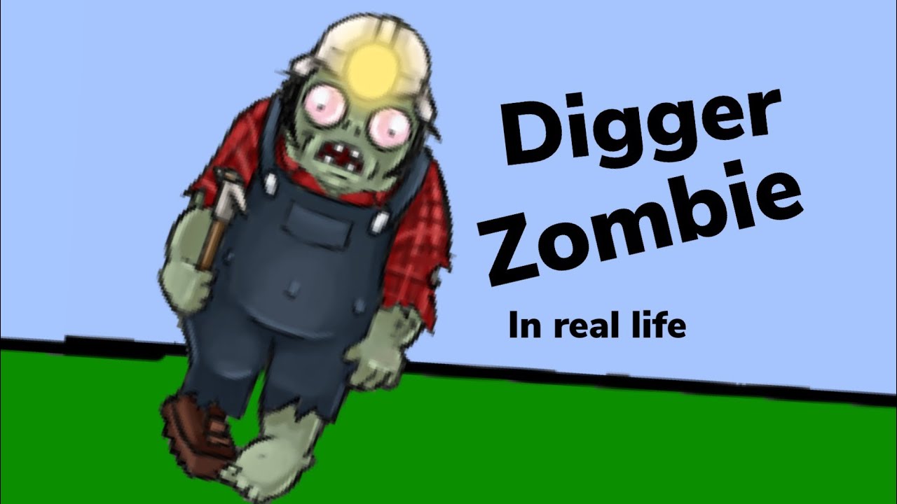 Digger Zombie in real life - YouTube