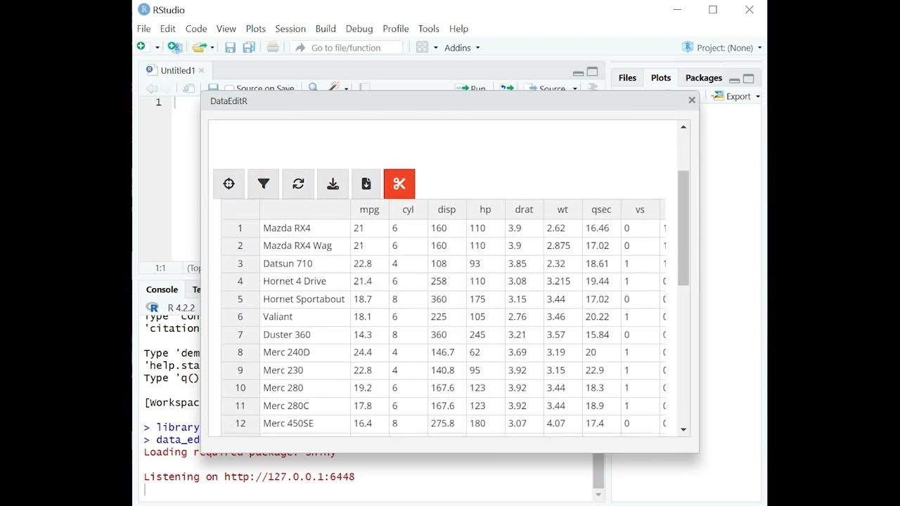Using DataEditR for Easy Editing in R - YouTube