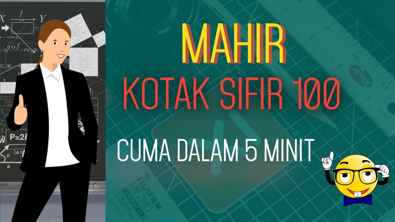 MAHIR KOTAK SIFIR 100 CUMA DALAM 5 MINIT - YouTube