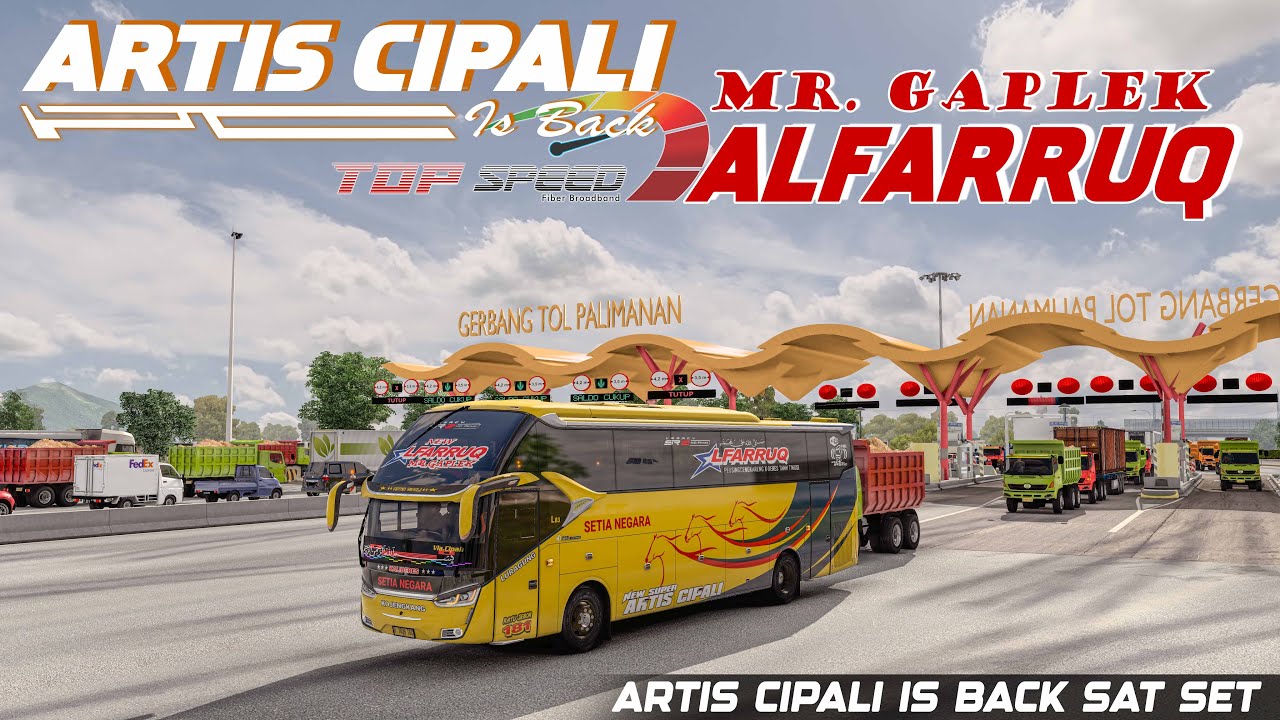 ARTIS CIPALI IS BACK ‼️ Bus Setia Negara "ALFARRUQ" Kembali Sat Set Gemparkan Cipali || Ets Indo ...