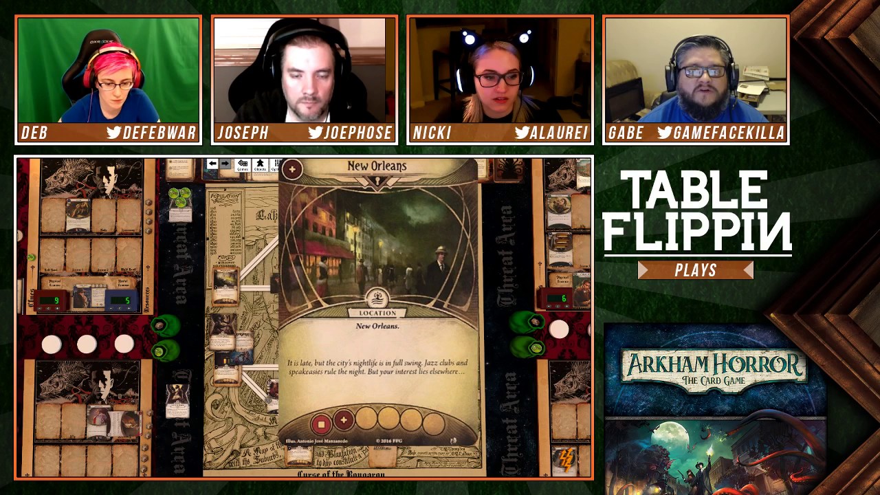Arkham Horror: Living Card Game -- Season 2, Ep 7, Part 1 -- Table ...
