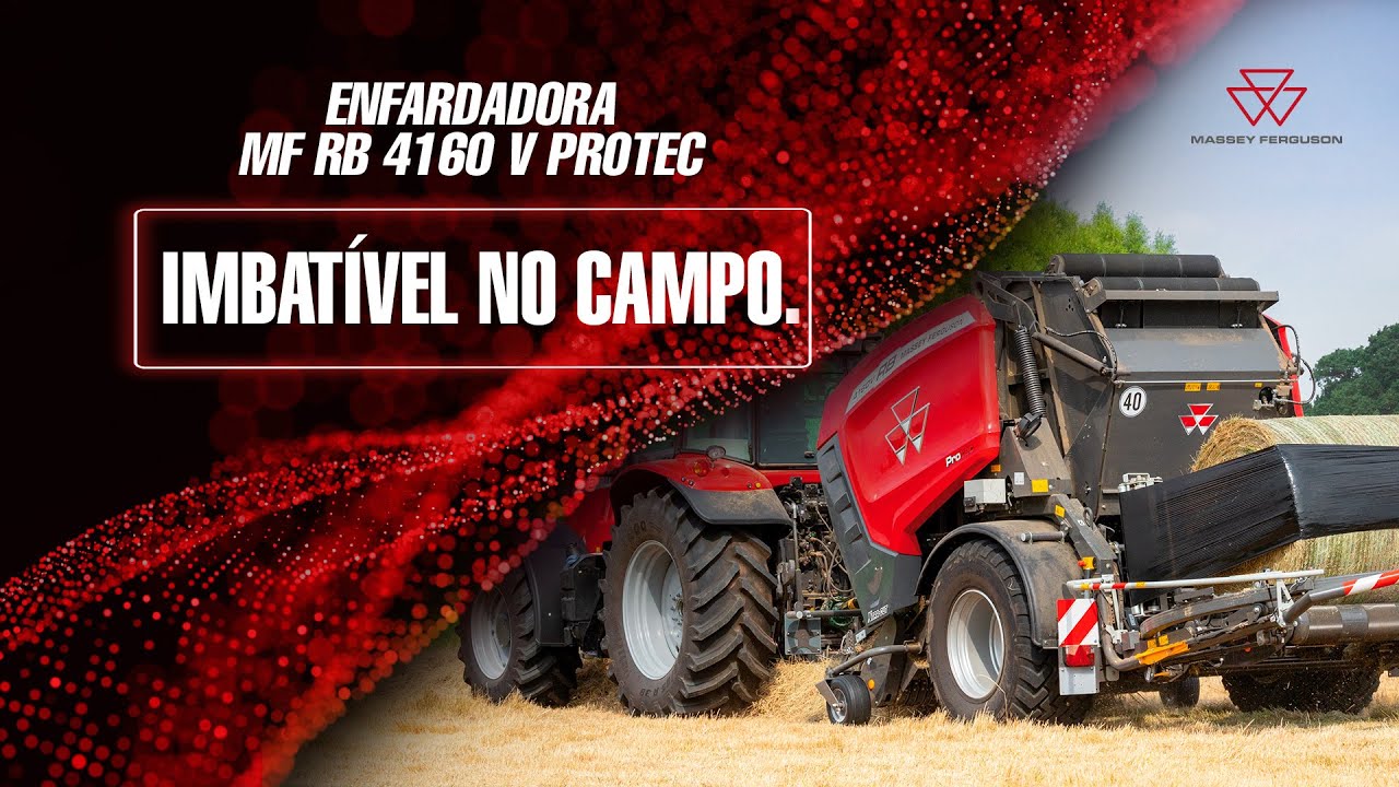 Enfardadora MF RB 4160 V Protec: imbatível no campo. - YouTube