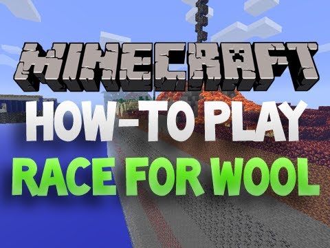 Minecraft Race the Wool - How-To Play Race For Wool - YouTube