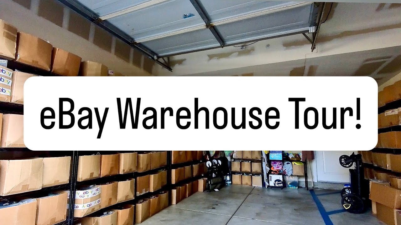 eBay Warehouse Tour! Making room for new inventory! - YouTube